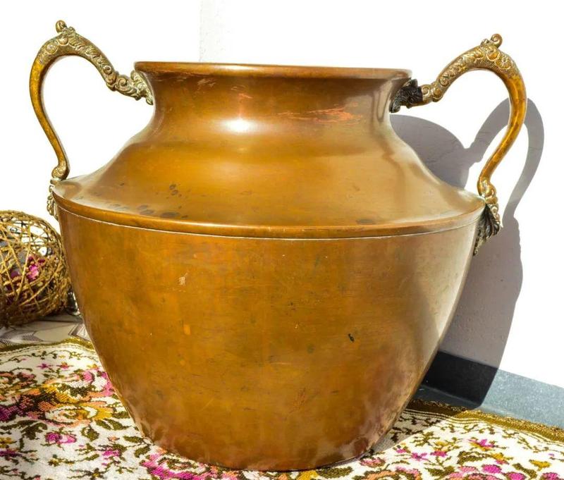 Унікальна антикварна велика ваза для великих букетів квітів — цена 5060 грн в каталоге Вазы