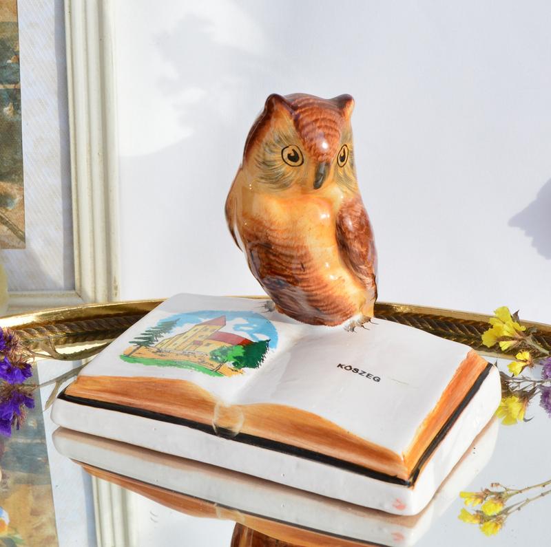 Колекційна статуетка сова мініатюра німеччина — ціна 715 грн у каталозі Статуетки Купити