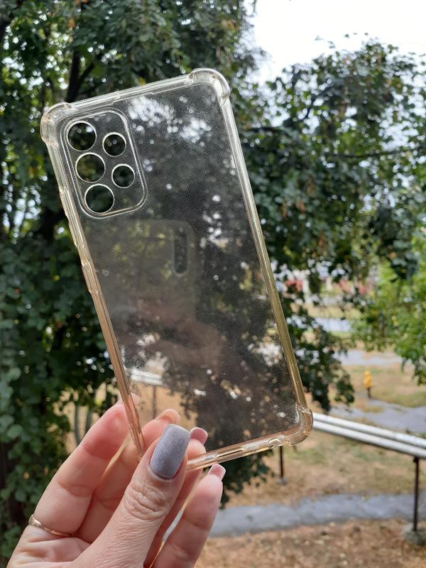 📲 прозрачный силиконовый противоударный чехол с утолщёнными углами для ...