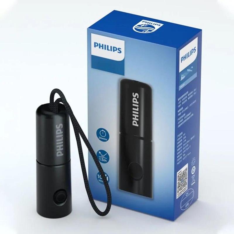 Мини-фонарик на аккумуляторе philips sfl1126, карманный led-фонарь ...