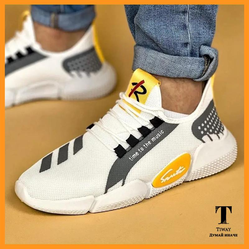 Кроссовки женские белые тканевые boost пенка (размеры: 39,40) -4541 ...