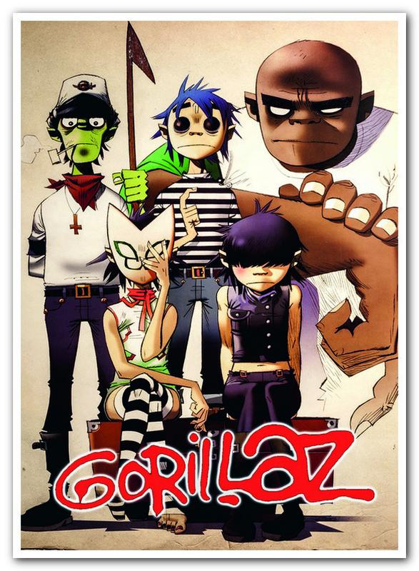 Gorillaz музична група — ціна 35 грн у каталозі Постери Купити товари для дому та побуту за