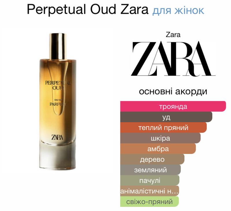 Zara perpetual oud — цена 250 грн в каталоге Духи Купить товары для ...