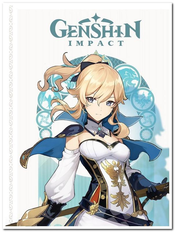 Джинн гуннхильдр Genshin Impact постер — цена 35 грн в каталоге Календари Купить товары для