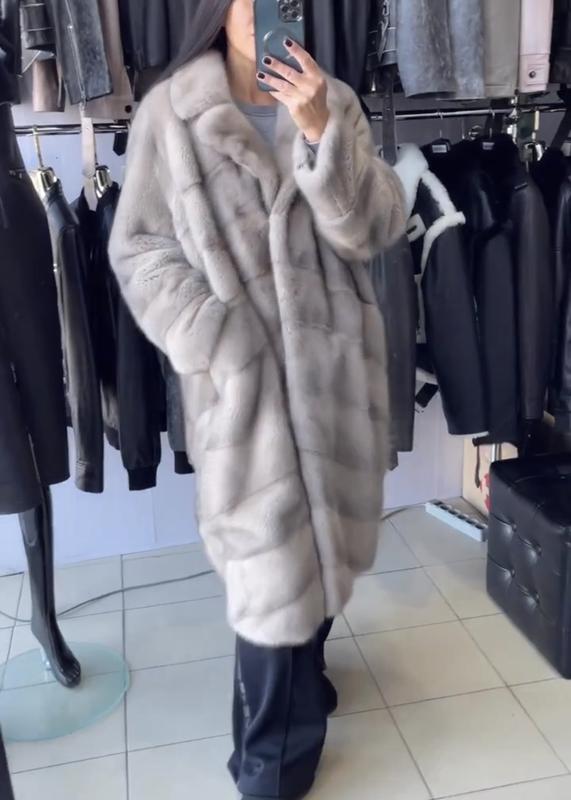 Норкова шуба англійський комір — ціна 42900 грн у каталозі Шуби Купити жіночі речі за доступною