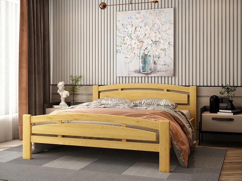 Деревяна двоспальна ліжко «джерсі 180 200 — ціна 7000 грн у каталозі Ліжка Купити товари для