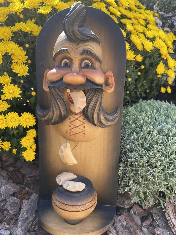 Фигура козак ручная работа — цена 1500 грн в каталоге Статуэтки Купить товары для дома и быта по