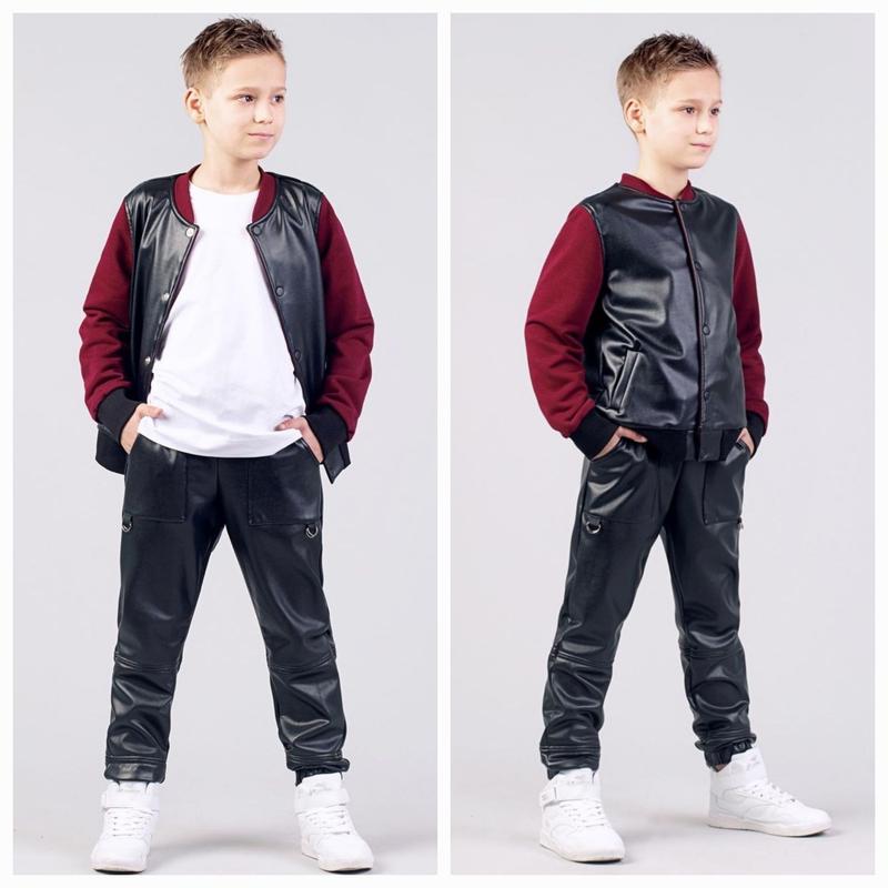 Стильний костюм zironka з елементами з еко шкіри — ціна 450 грн у ...