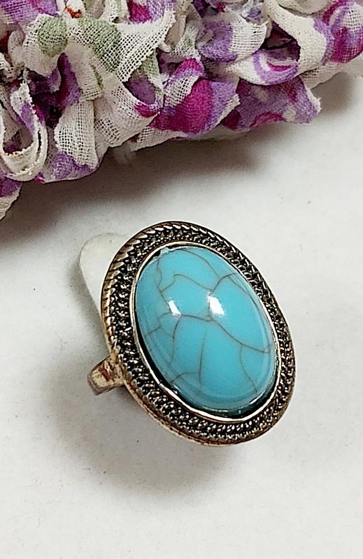 Кольцо винтажное женское бирюза кольца винтаж — цена 385 грн в каталоге Кольца и перстни Купить