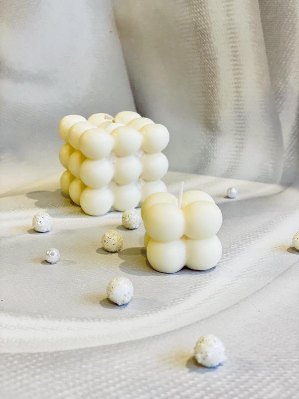 Маленькая декоративная свеча «бабл — цена 40 грн в каталоге Свечи Купить товары для дома и быта