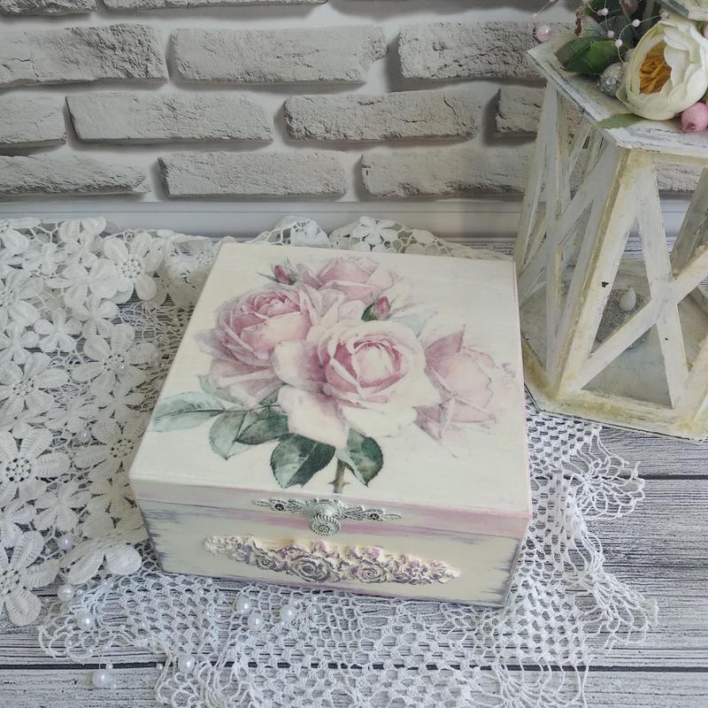 Шкатулка вінтажні троянди — цена 550 грн в каталоге Шкатулки Купить товары для дома и быта по