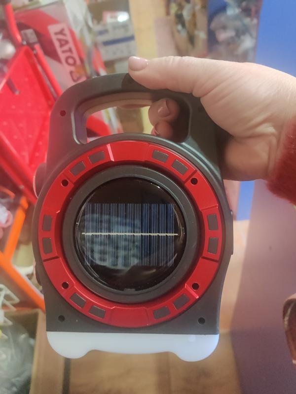 Ліхтар акумуляторний із сонячною панеллю — ціна 450 грн у каталозі Вуличні світильники Купити