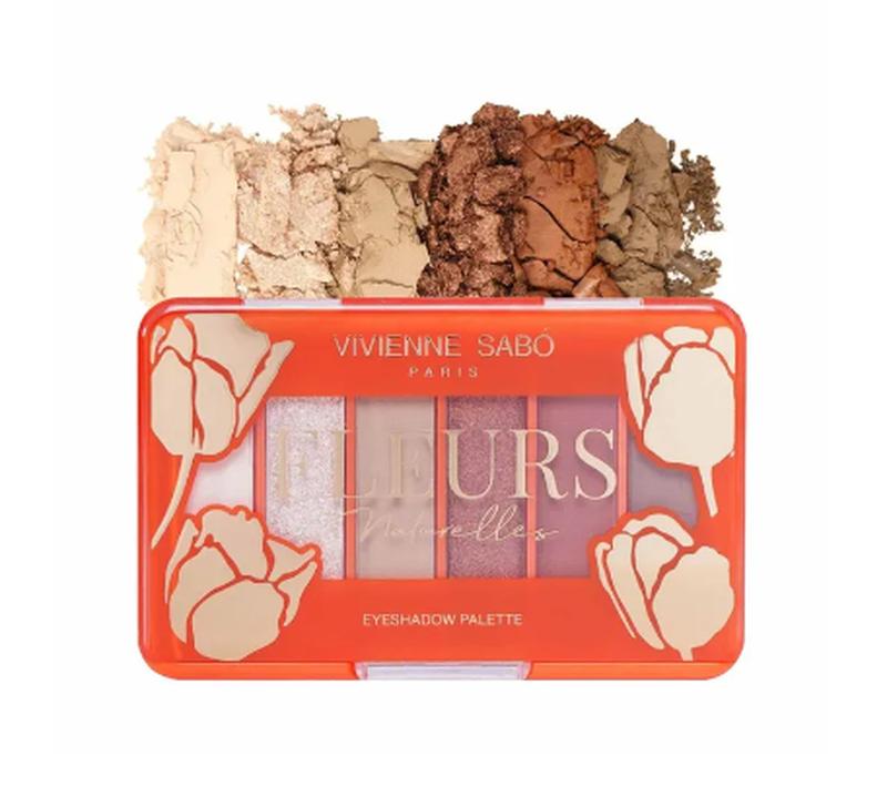 Палетка теней для век vivienne sabo fleurs naturelles eyeshadow palette 02 - tulipe — цена 237 ...
