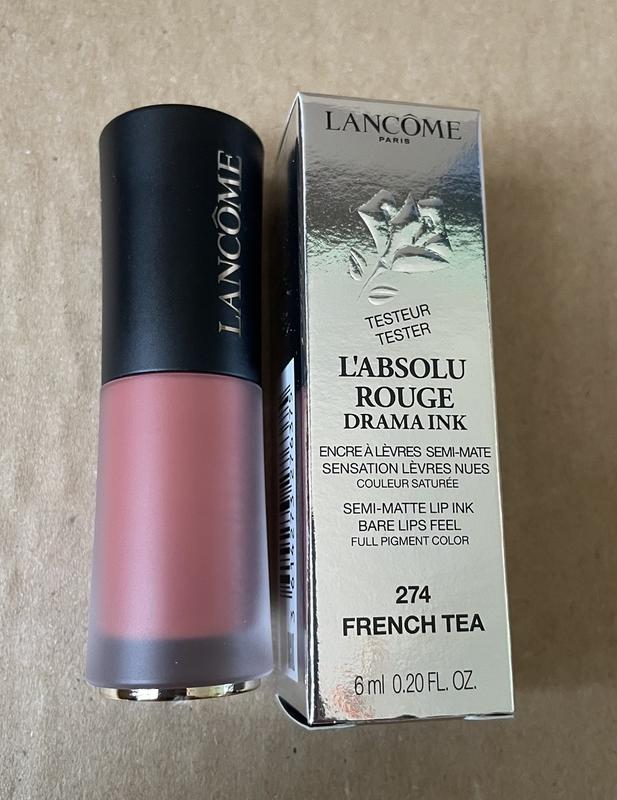 Lancôme l'absolu rouge drama ink помада для губ 274, french tea — цена ...