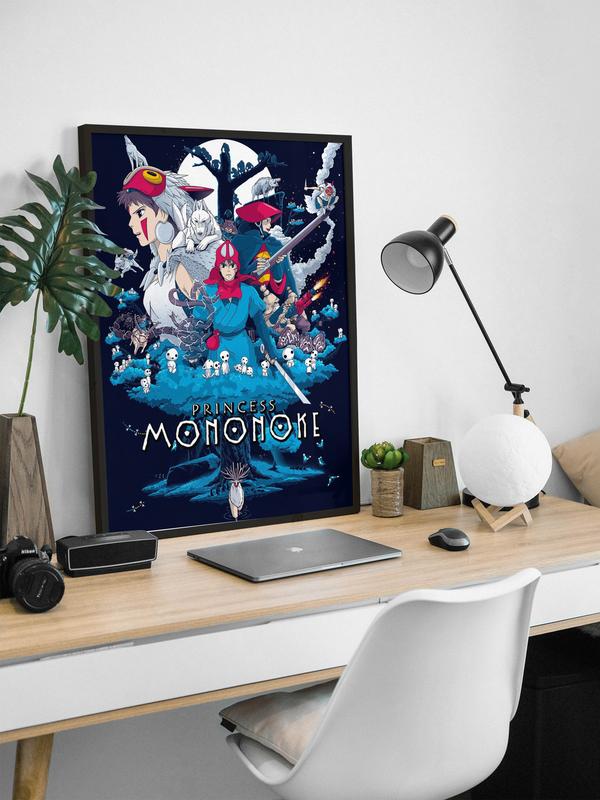 Постер аниме Princess Mononoke принцесса мононоке хаяо миядзаки