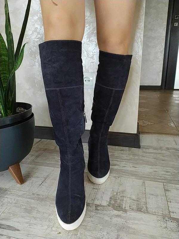 Зимові сапожки ботфорти — ціна 450 грн у каталозі Ботфорти Купити жіночі речі за доступною ціною