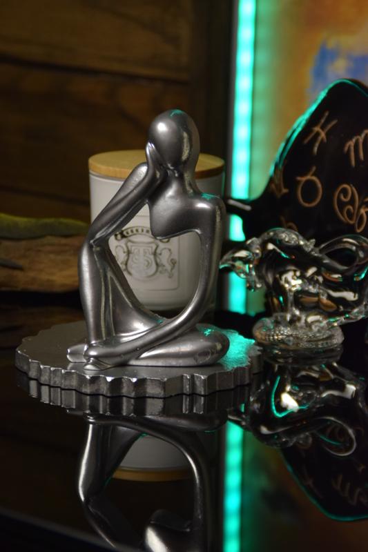 Статуетка силует Pinterest срібна оскар — ціна 250 грн у каталозі Статуетки Купити товари для