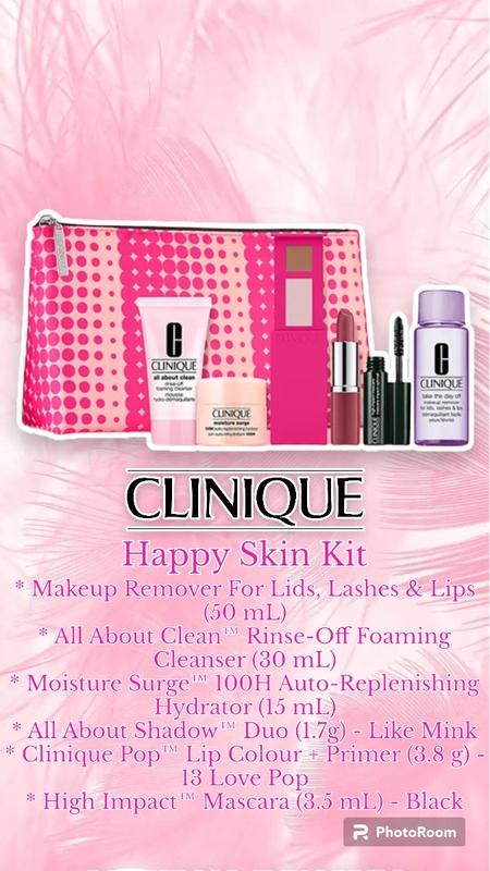 Clinique - happy skin kit - подарочный набор — цена 1100 грн в каталоге ...