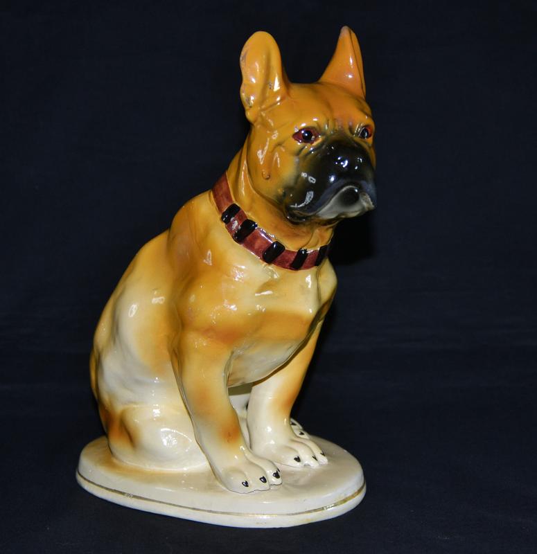 Фарфоровая скульптура бульдог — цена 3000 грн в каталоге Статуэтки Купить товары для дома и