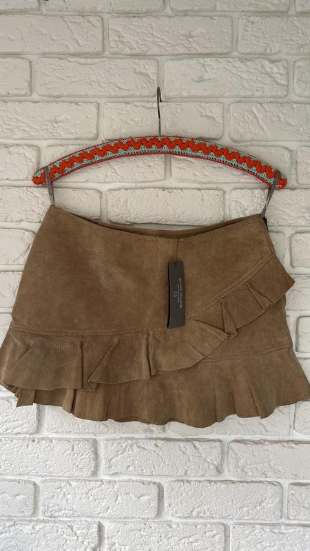 Винтажная кожаная юбка — цена 260 грн в каталоге Мини юбки Купить женские вещи по доступной цене