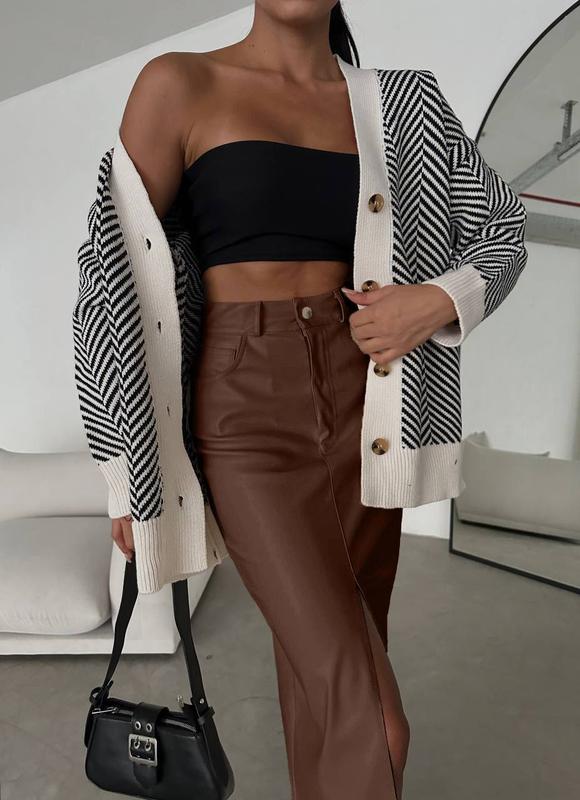 Шкіряна спідниця 🔥 — ціна 650 грн у каталозі Міді спідниці Купити жіночі речі за доступною ціною