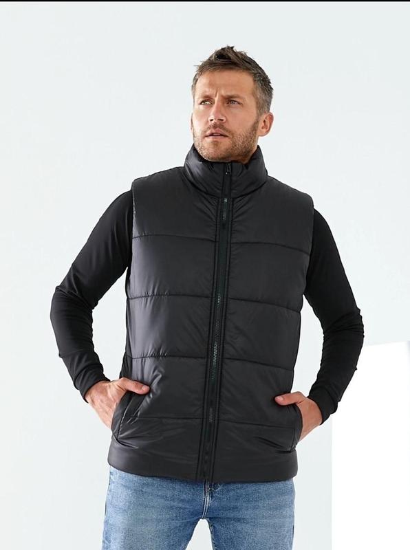 Мужской тёплый жилет без капюшона черный размеры m - xxl — цена 1080 ...