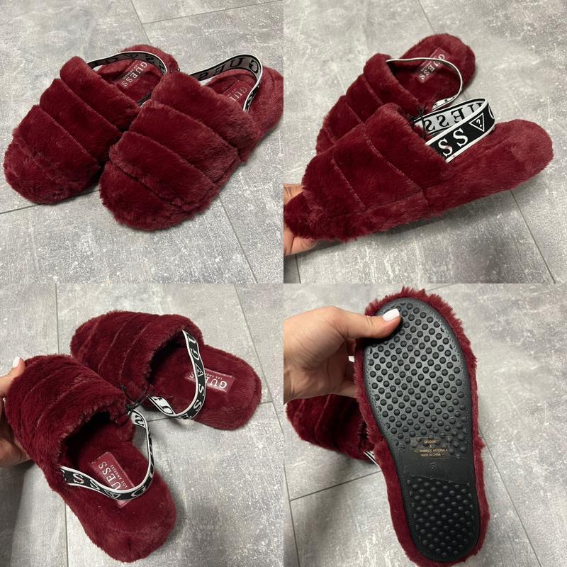 Тапочки guess мягкий тапочки guess меховые тапочки guess босоножки ...