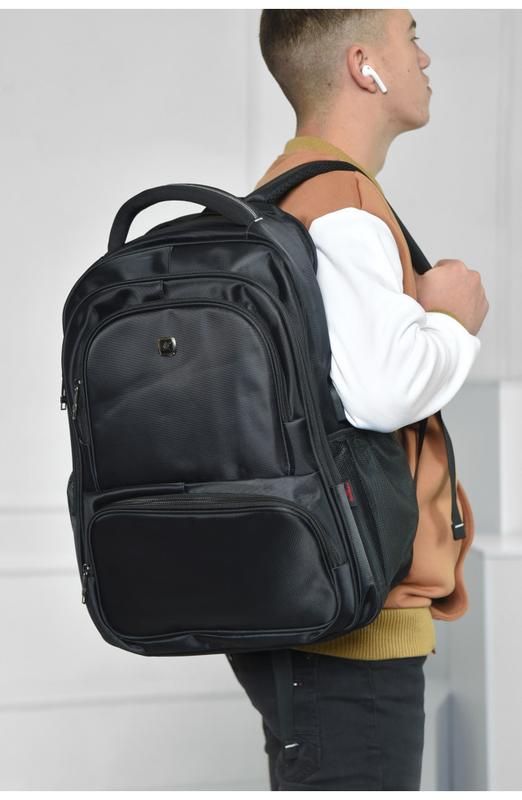 Рюкзак чорного кольору — ціна 745 грн у каталозі Рюкзаки Купити аксесуари за доступною ціною на