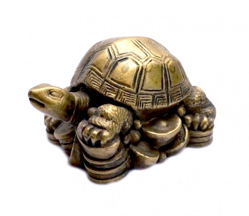 Черепаха на монетах під бронзу — ціна 100 грн у каталозі Статуетки Купити товари для дому та