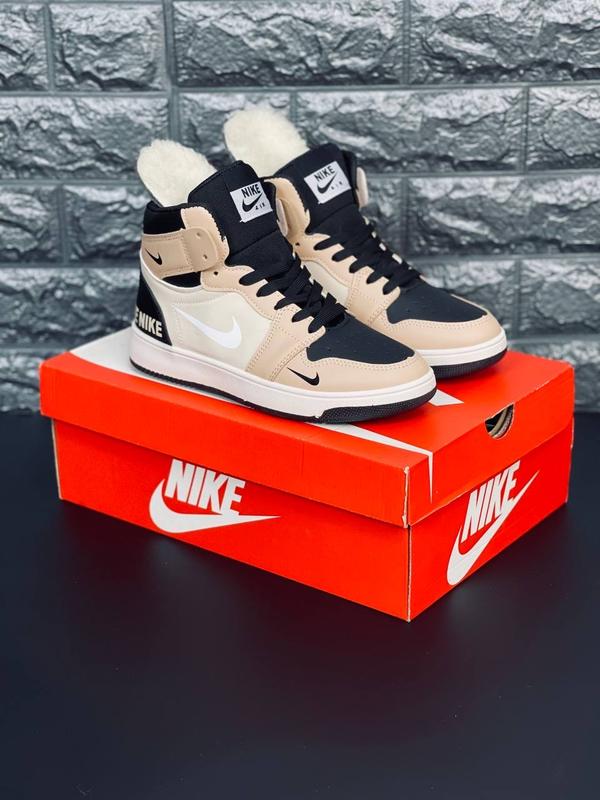 Кроссовки найк зимние nike кофейни стильные женские найк еврозима, хит ...