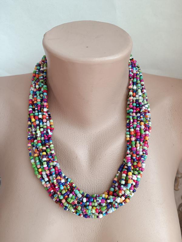 Кольорове намисто — ціна 180 грн у каталозі Кольє і намиста Купити аксесуари за доступною ціною