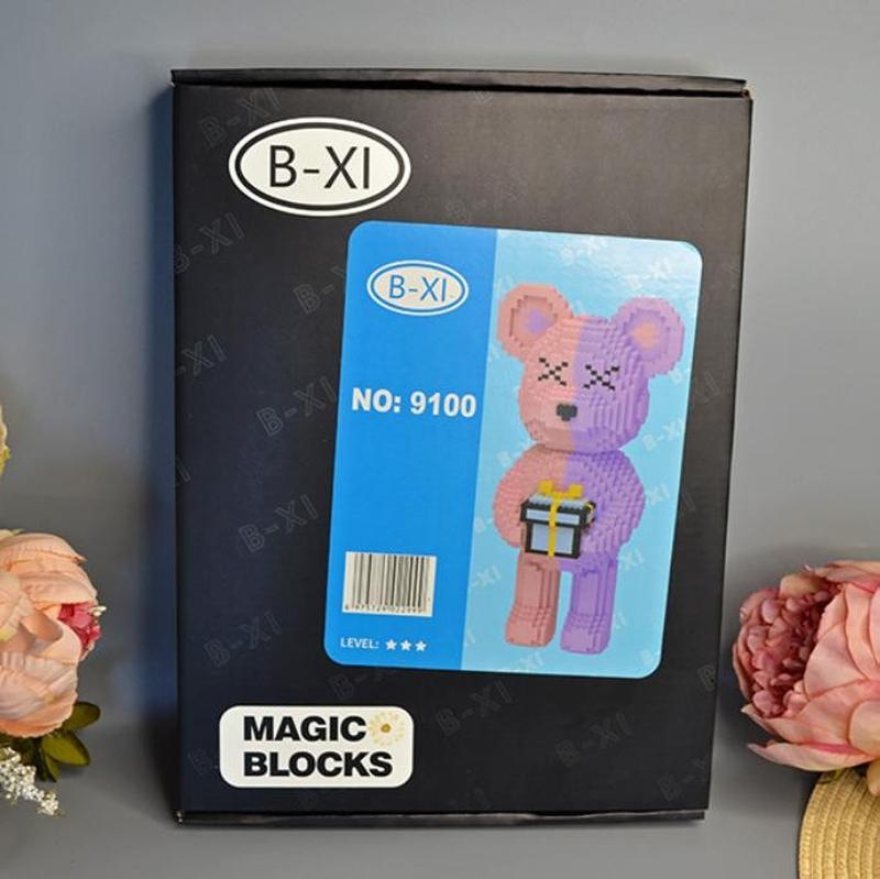 Конструктор magic blocks у формі ведмедика bearbrick — ціна 680 грн у ...