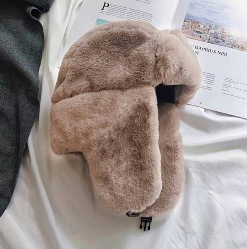 Шапка-ушанка карамельный, унисекс wuke one size — цена 690 грн в ...