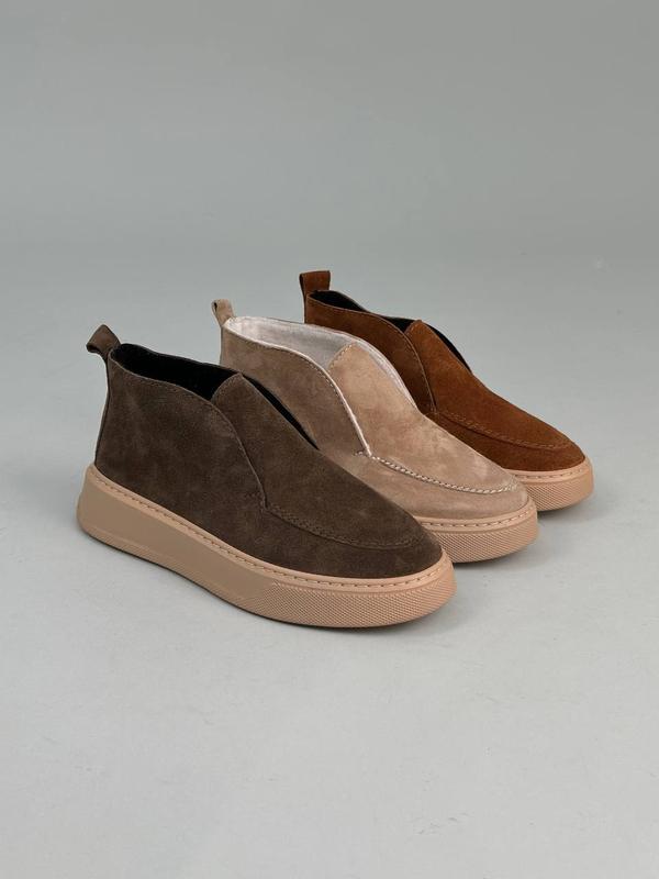 Лофери демісезон замша на байці — ціна 2350 грн у каталозі Лофери