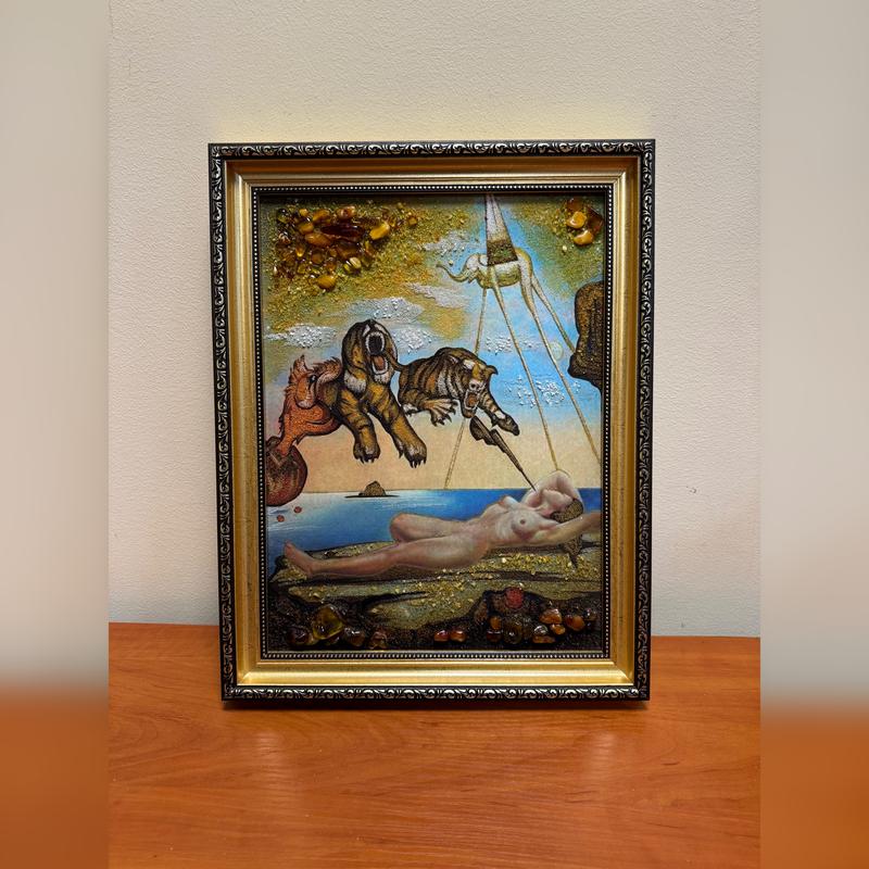 Картины с изображением женщин из янтаря — цена 1800 грн в каталоге Картины Купить товары для