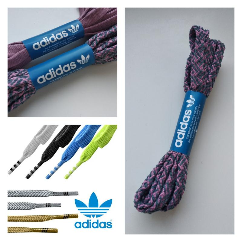 Шнурки спортивні пласкі adidas 3 stripes 120 см — ціна 75 грн у ...