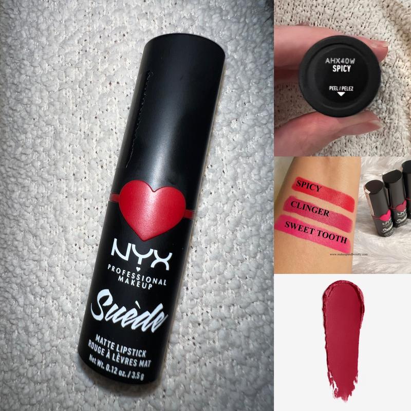 Помада nyx suede matte spicy — цена 250 грн в каталоге Помада для губ ...