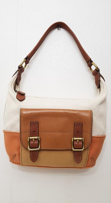 Изумительная сумка Fossil модель хобо кожа текстиль — ціна 1198 грн у каталозі Сумки Купити