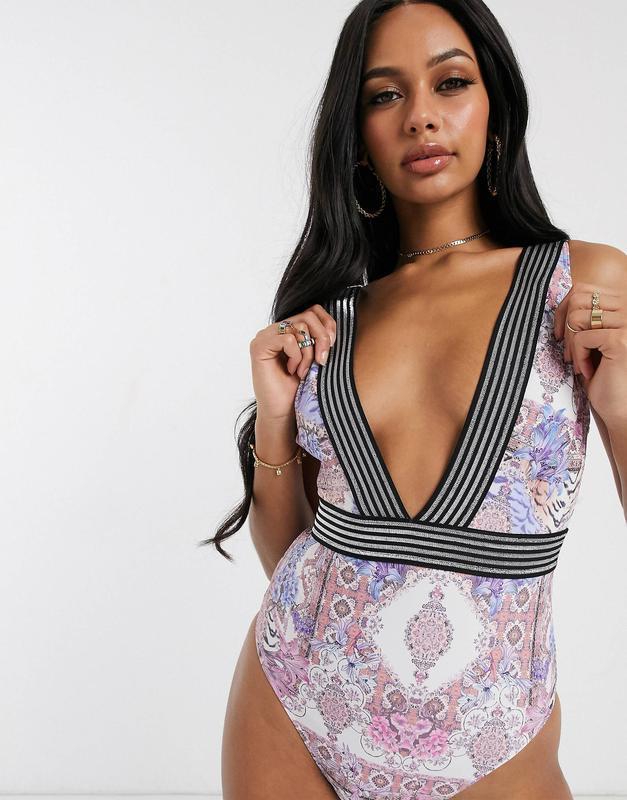 Шикарний новий суцільний купальник з поясом резинкою asos uk8 — ціна 472 грн у каталозі ...