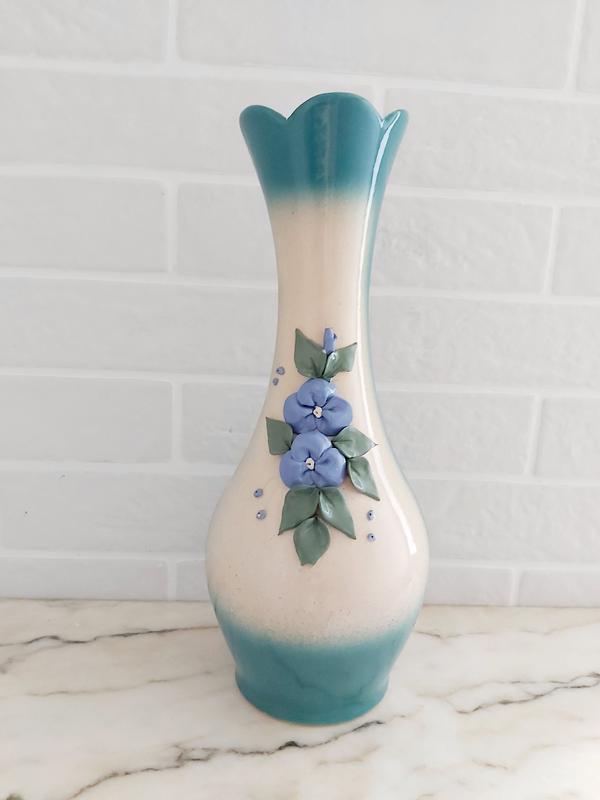 Ваза майоліка кераміка вінтажна керамічна вінтаж — ціна 655 грн у каталозі Вази Купити товари