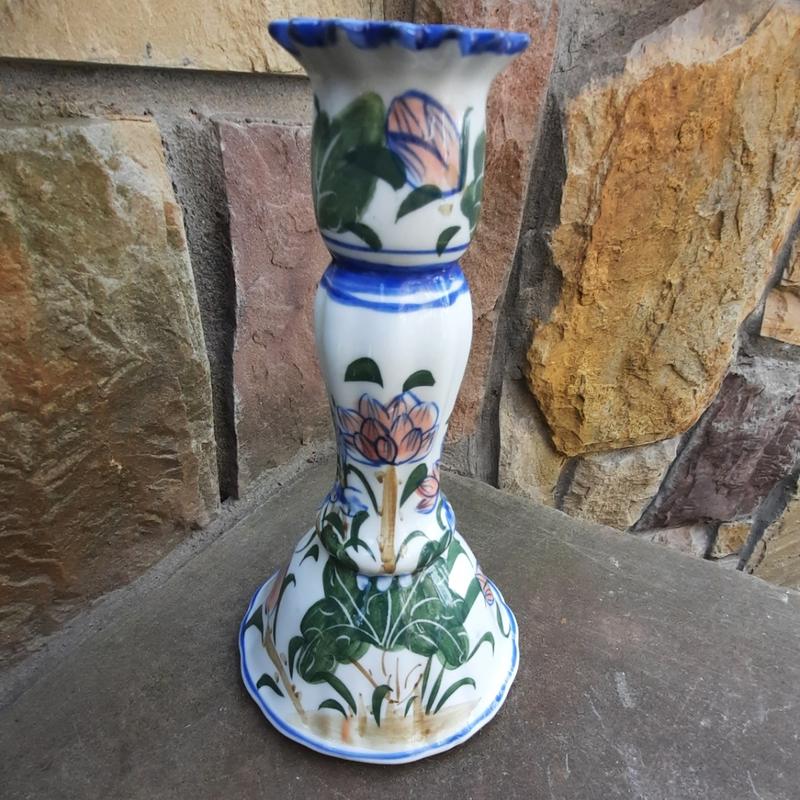 Фарфоровий декоративний підсвічник — ціна 355 грн у каталозі Свічники Купити товари для дому та