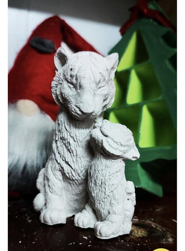 Кашпо фігура символ 2022 тигр №3 — цена 100 грн в каталоге Статуэтки Купить товары для дома и