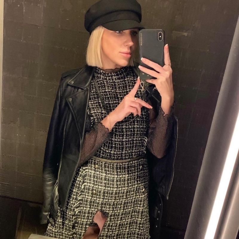 Твидовое платье комбинезон Zara сарафан ромпер — ціна 850 грн у каталозі Короткі сукні Купити