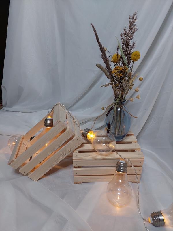 Ящик древесный декоративный — цена 55 грн в каталоге Декоративные элементы Купить товары для