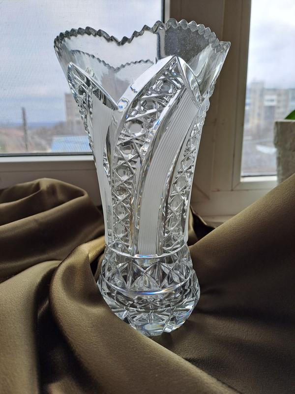 Чудесная хрустальная ваза времен ссср — цена 390 грн в каталоге Вазы ...