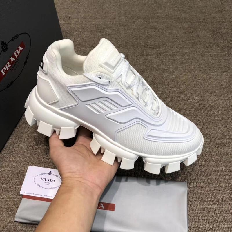 Кроссовки женские prada cloudbust thunder белые (прада клаудбуст ...