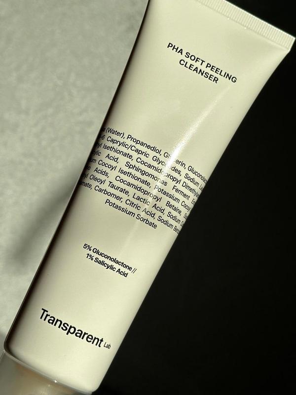 Мультикислотний очисник для обличчя transparent lab pha soft peeling ...