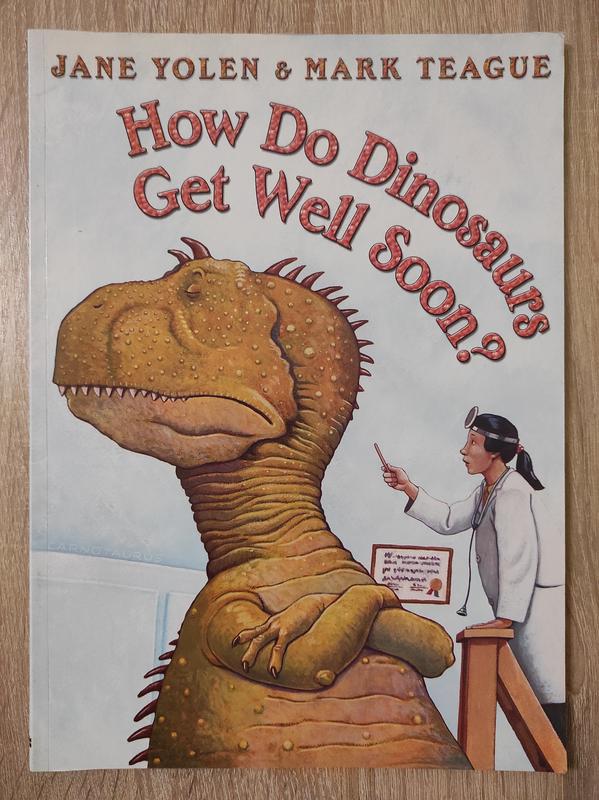 Детская книга "how do dinosaurs get well soon?" на английском языке ...