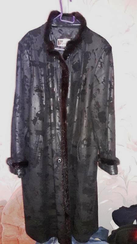 Пальто з норкою шикарний розмір — ціна 747 грн у каталозі Пальто Купити жіночі речі за