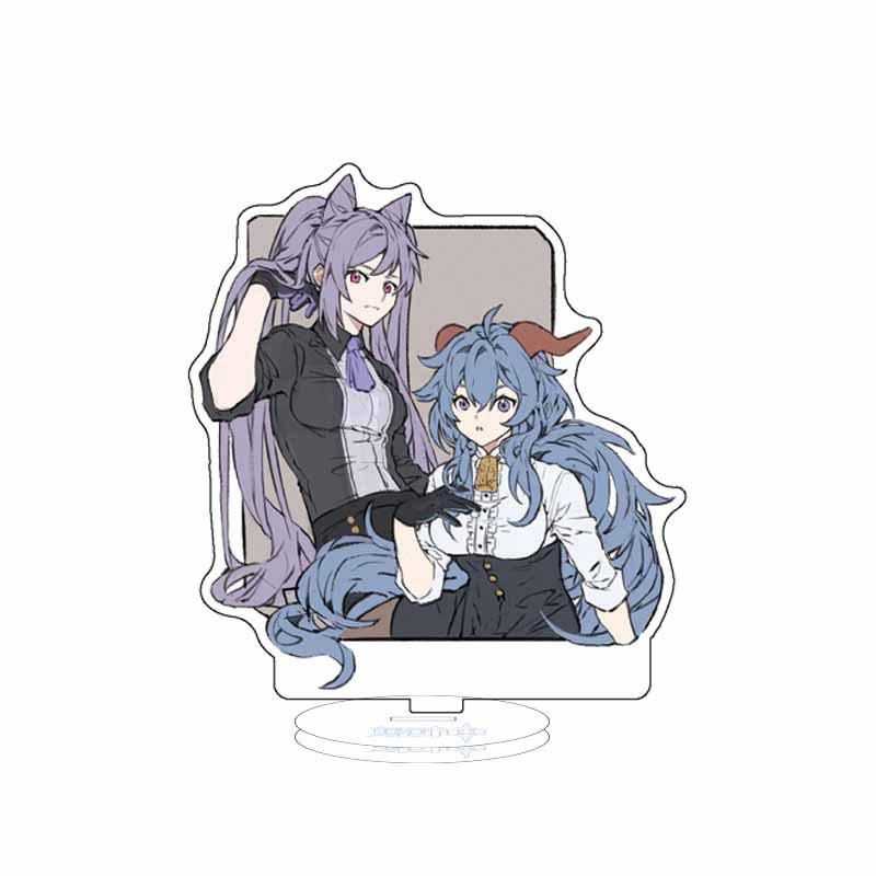 Гань юй и кэ цин фигурка геншин импакт акриловая на подставке — цена 245 грн в каталоге